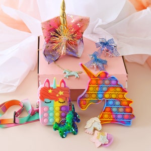 Unicorn Happy Birthday Box Gift Set- Valentines Gift Box, Kids Gift ...