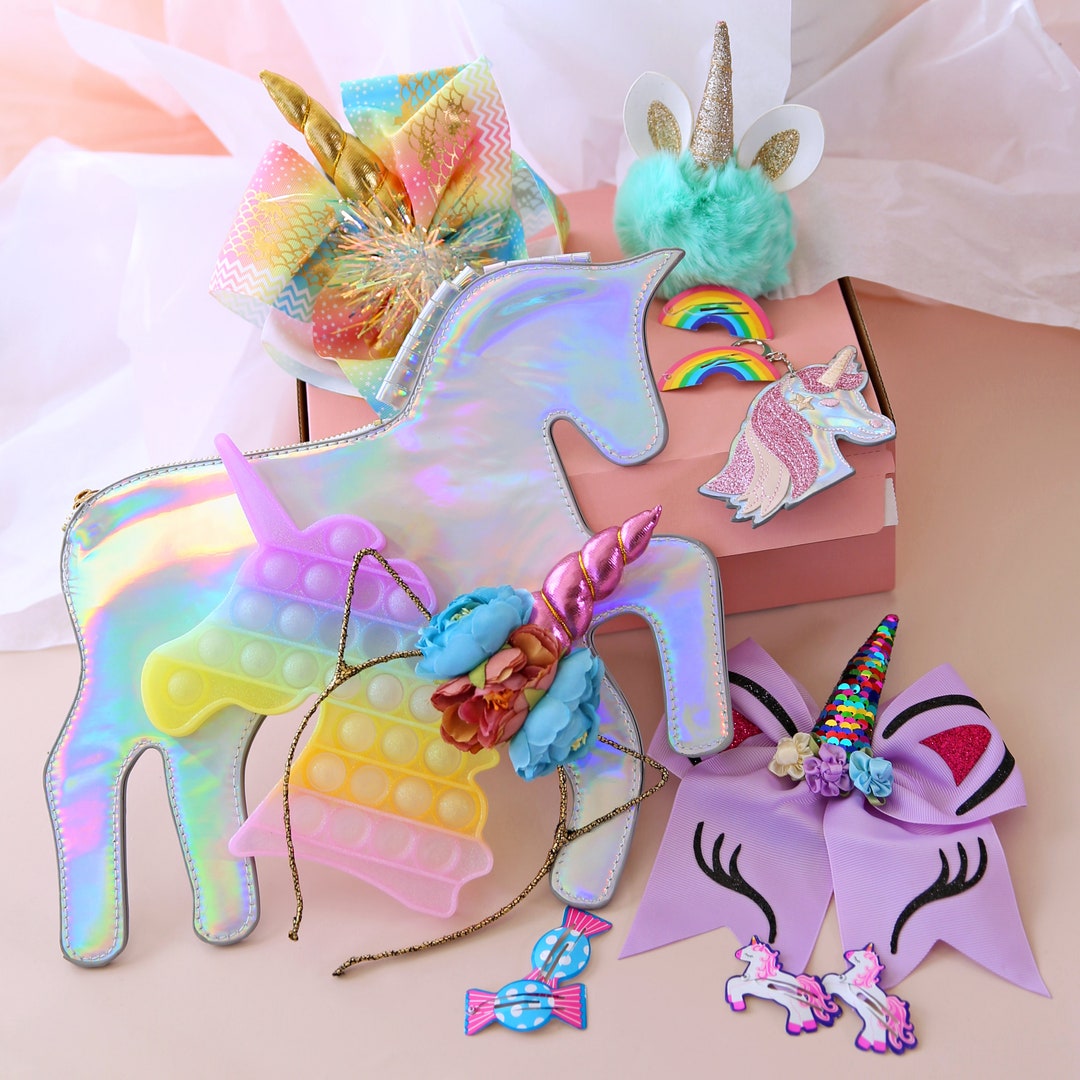 Unicorn Birthday Box Gift Set- Valentines Gift Box, Kids Gift Basket ...