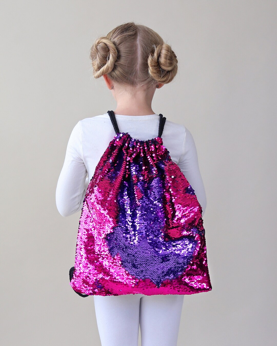 Hot Pink and Purple Sequin Backpack - Sequin Backpack - Sequin Bag ...