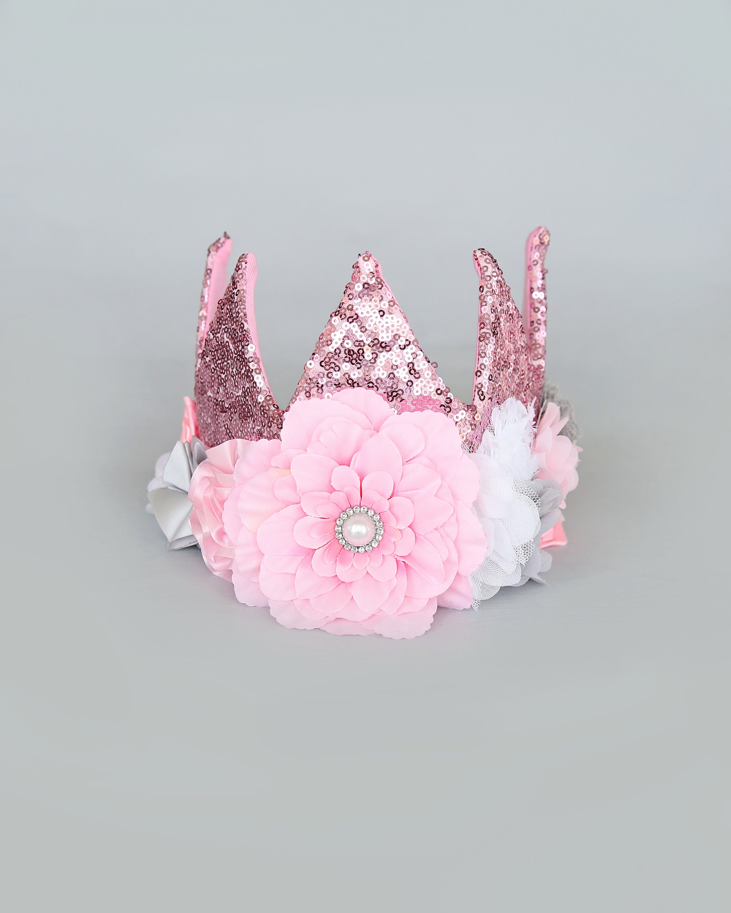 Flower Rainbow Dress Up Crown Birthday Crown Flower | Etsy