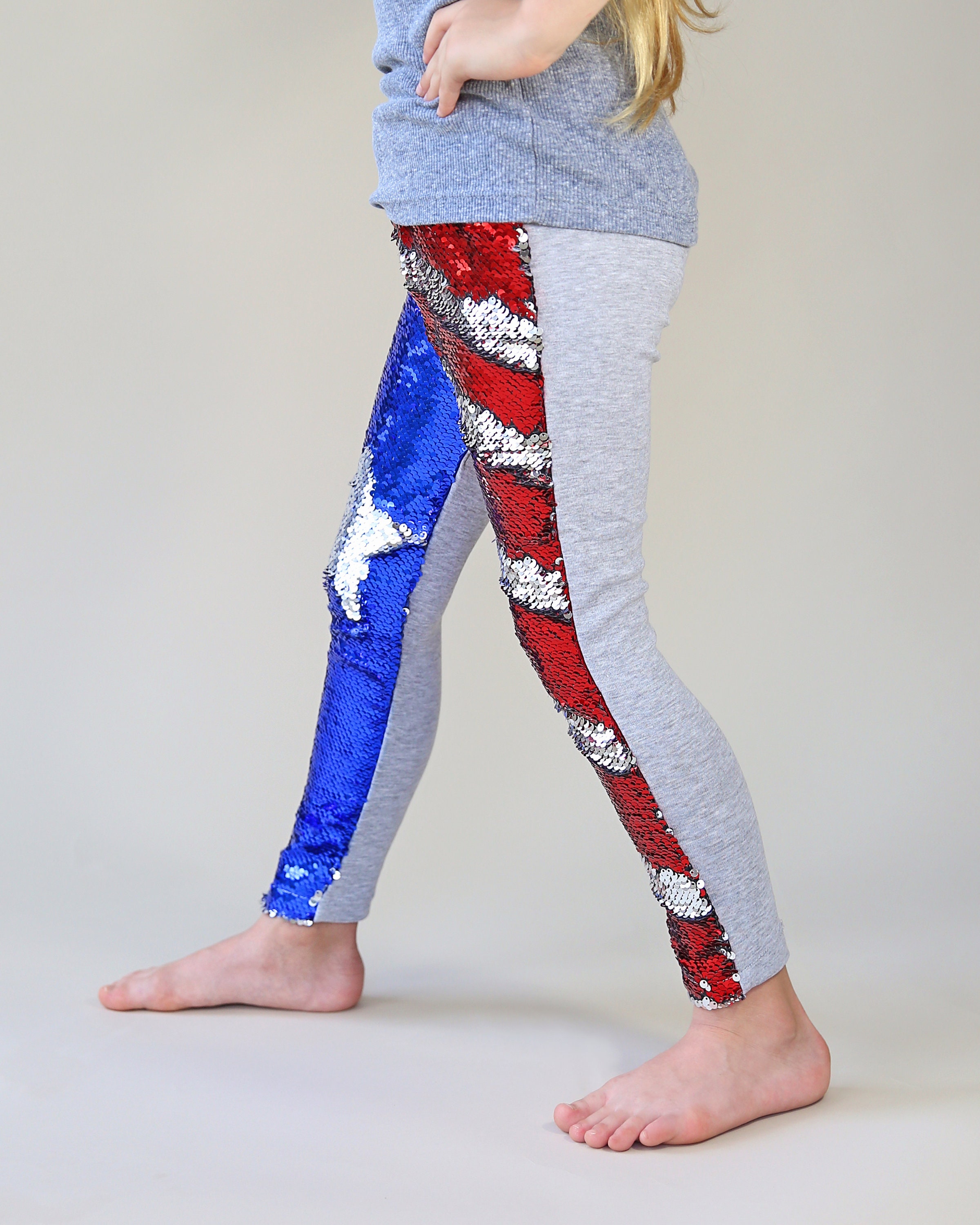 Americana Reversible Sequined Pants Flip Sequin Pants - Etsy