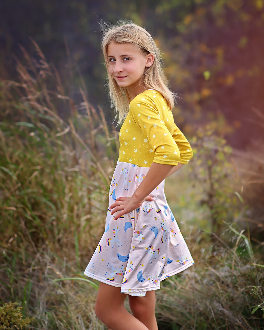 A-line Dress - Girls Dress - Twirly Dress - Birthday Dress - Party ...