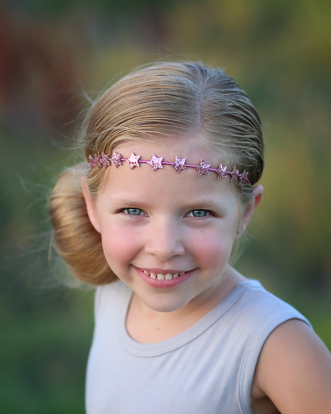 Pink Glitter Stars Headband- Glitter Headband, Pink Headband, Birthday ...