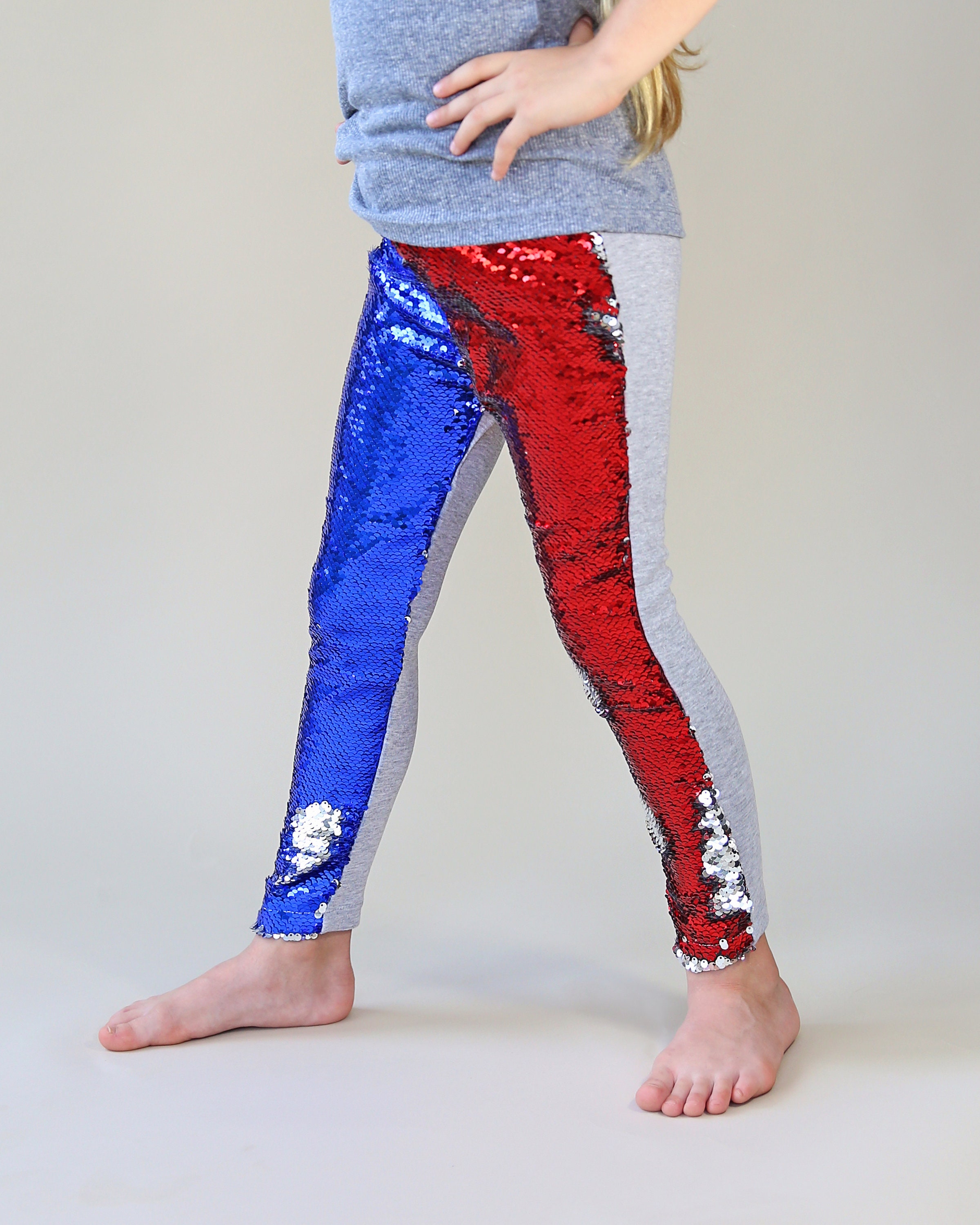 Americana Reversible Sequined Pants Flip Sequin Pants - Etsy