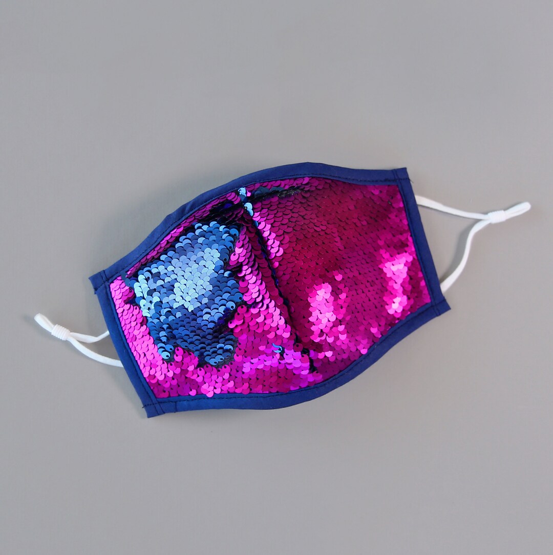 Sequin Face Mask Pocket Filter Face Mask Dust Face Mask Glam Face Mask ...