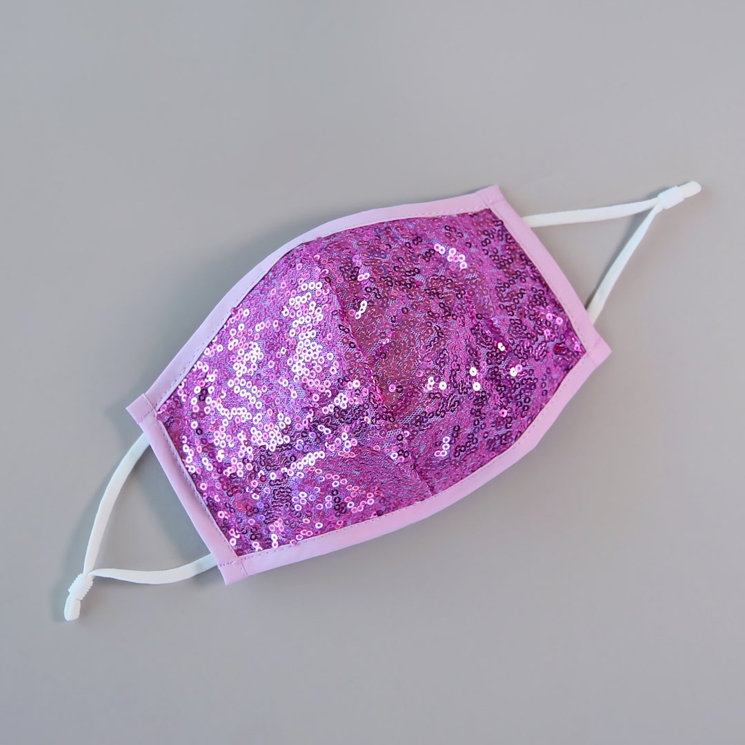 Sequin Face Mask Pocket Filter Face Mask Dust Face Mask Glam Face Mask