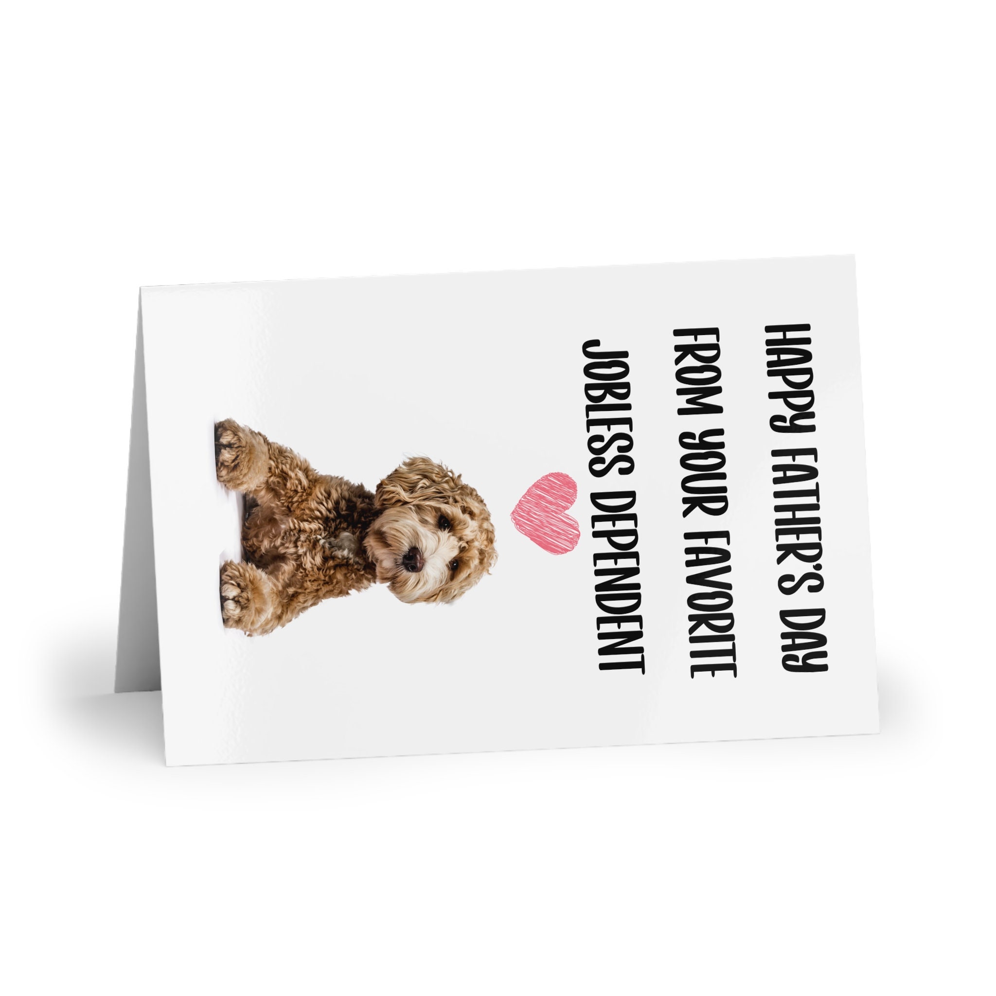 Fathers Day Card From the Dog, Fur Dad Card for Him, Dog Dad Gift ...