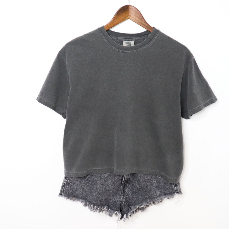 Comfort Colors Cropped Tee, Boxy Crop T-shirt Comfort Colors ...