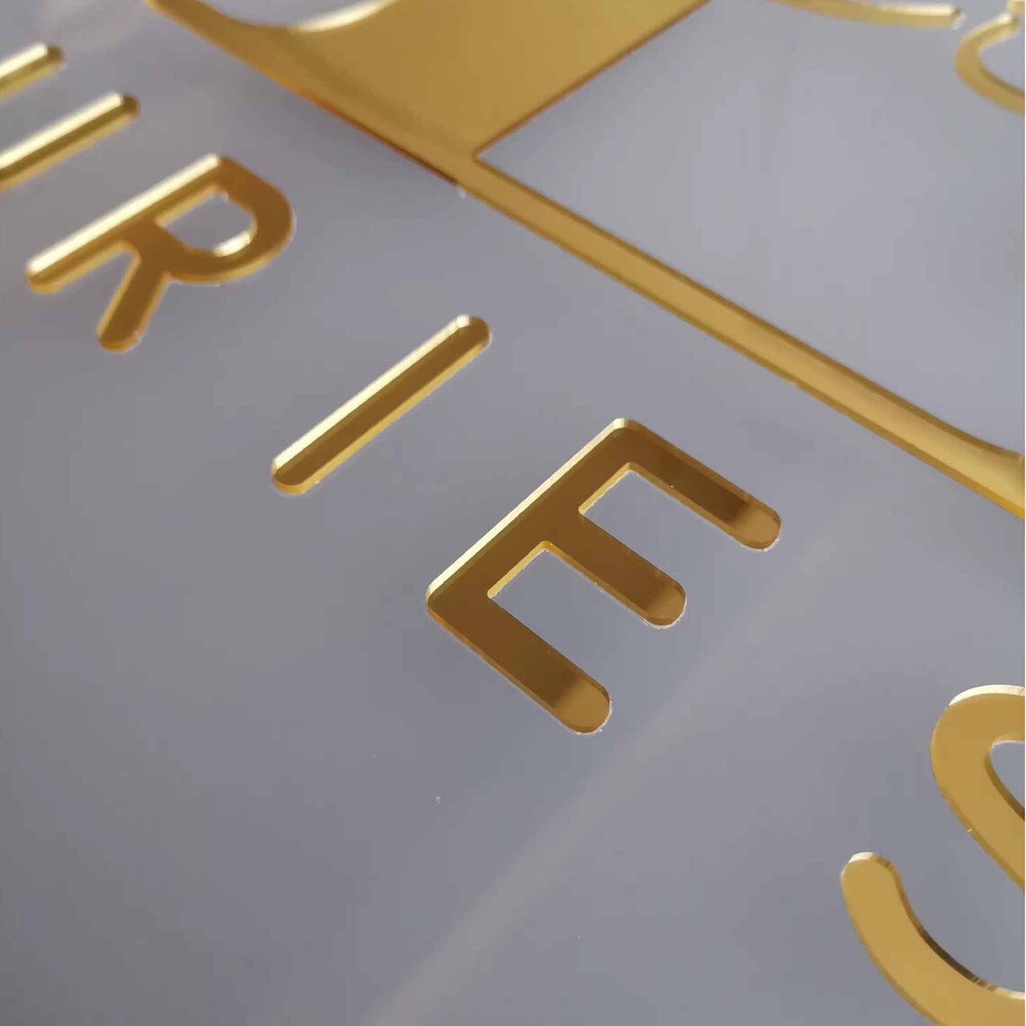 3D Custom Acrylic Backlit Business Sign Wall, Acrylic Name Custom Wall ...