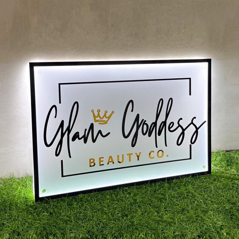 Custom Backlit Sign - Etsy