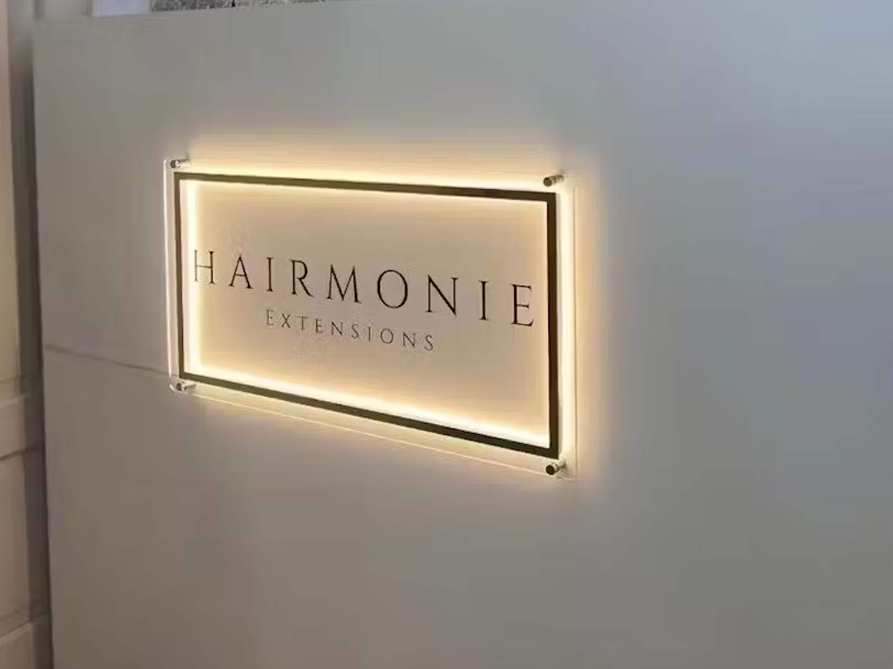 Custom LED Logo Acrylic Business Sign | Rectangular 3D Business Logo ...