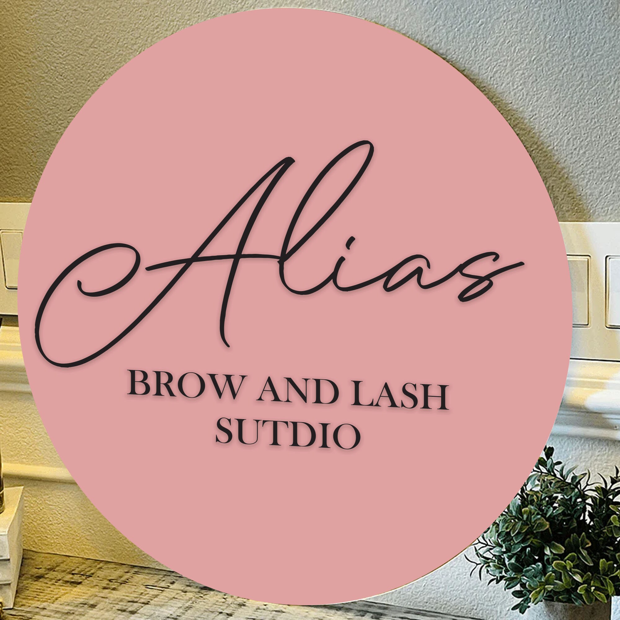 Custom Round Acrylic Logo Sign, Custom 3D Acrylic Business Sign, Round ...