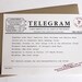 Telegram Wedding Invitations - Sample - Etsy
