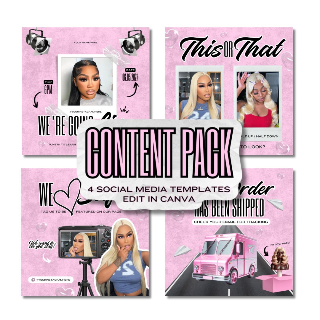 Social Media Flyer Bundle, Content Bundle, Social Media Flyer Pack ...