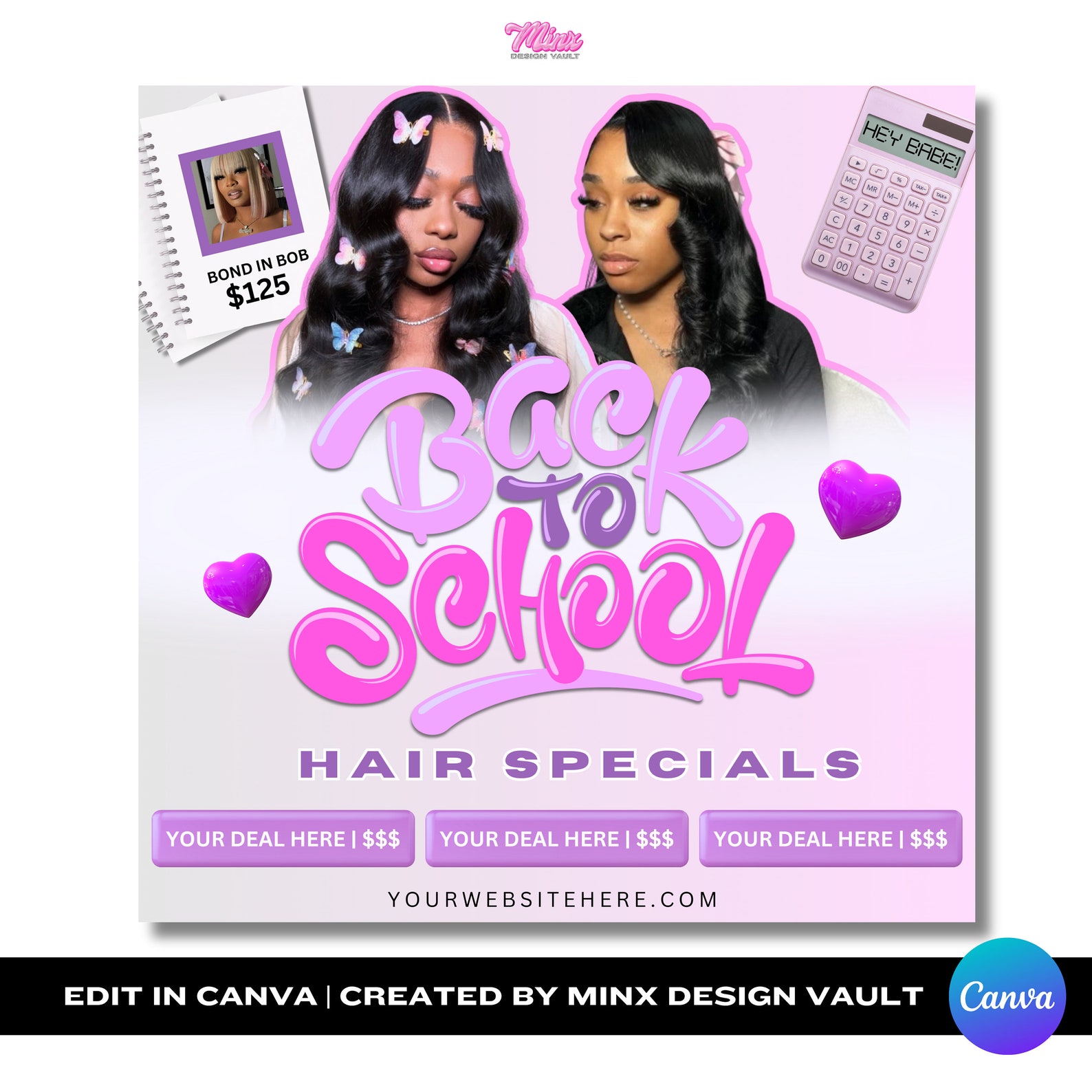 Back to School Flyer, Book Now Flyer, August Booking Flyer, Summer ...