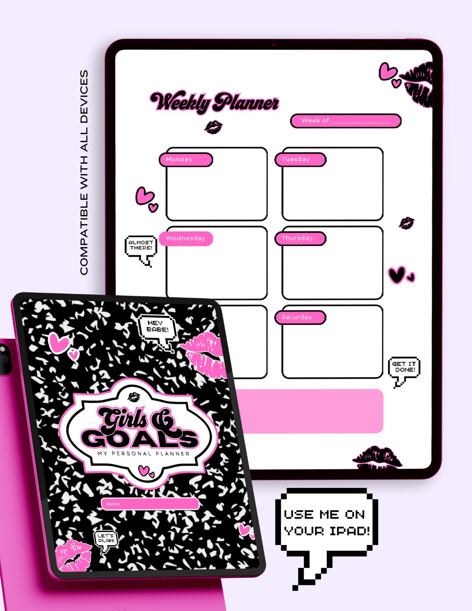 PLR Digital Printable Planner Bundle, Planners, Digital Prints, Ebook ...