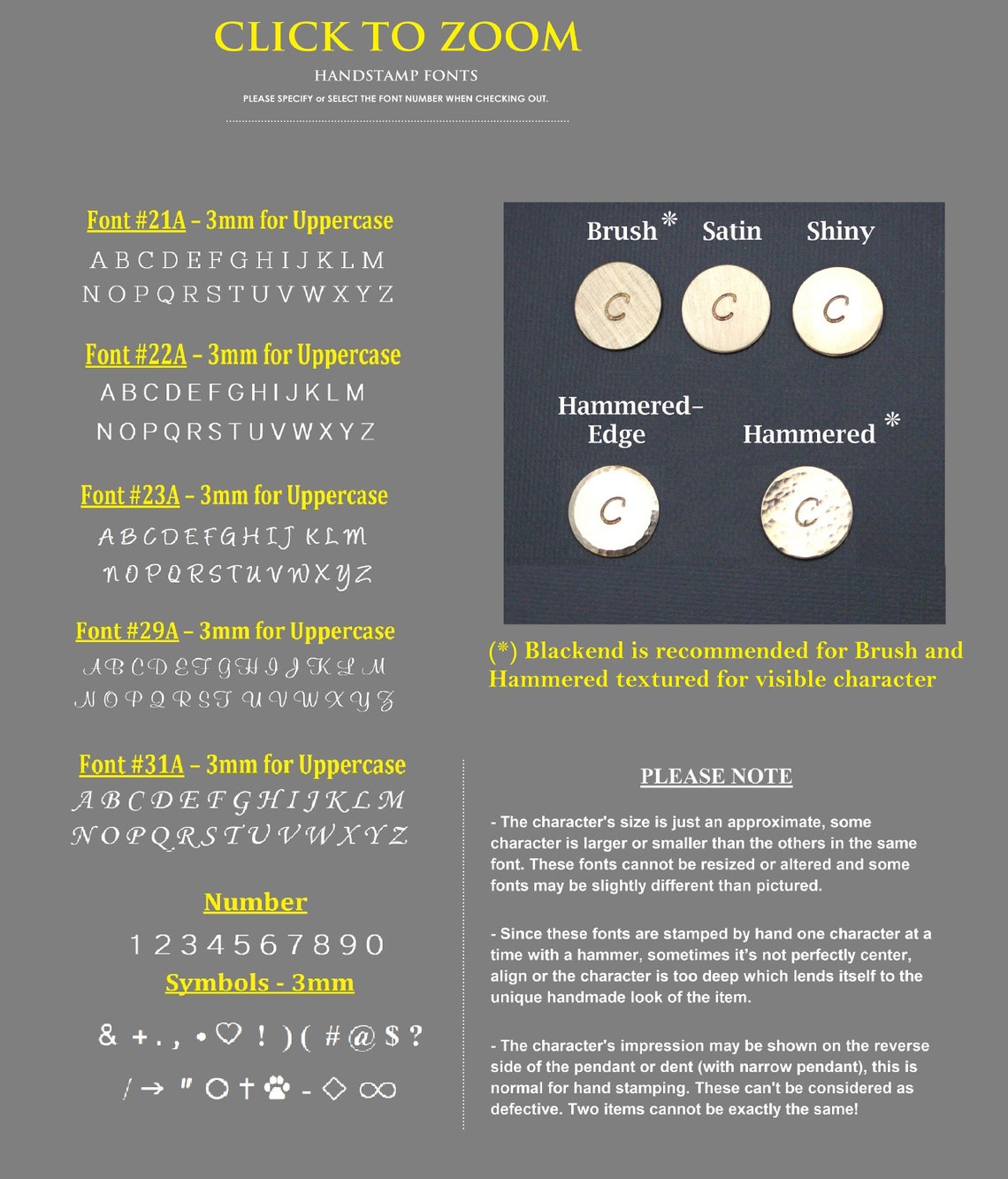 Personalized Monogram Charm Necklace Initial Circle Disc | Etsy