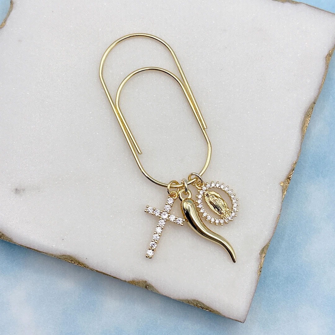 Build Your Charm Bookmark. Accessories Charm. Cross. Horn. Virgin Mary ...