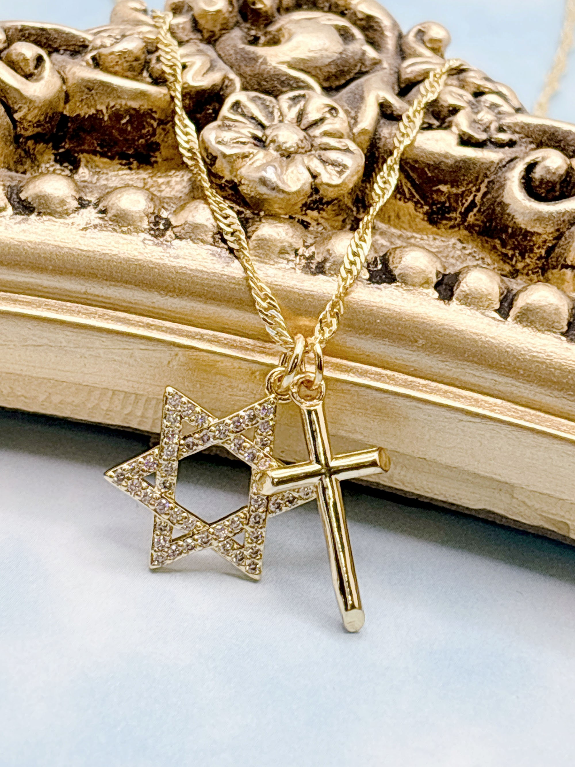 Star of David Necklace. Gold David Star Necklace. Jewish Mother Gift Jewelry. Gift for Her. - Etsy