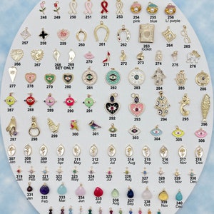 Build Your Own Custom Charm Necklace. Gold Charm Necklace. Custom Charm ...