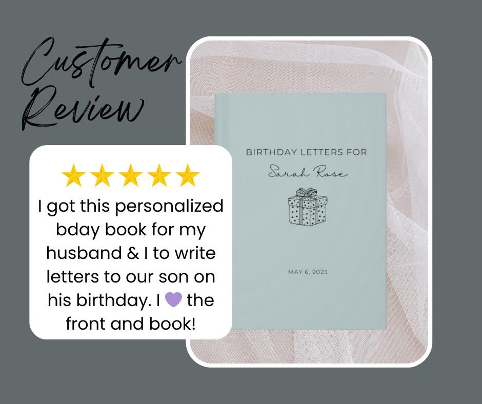 Personalized Birthday Keepsake Journal, Milestone Happy Birthday Custom ...