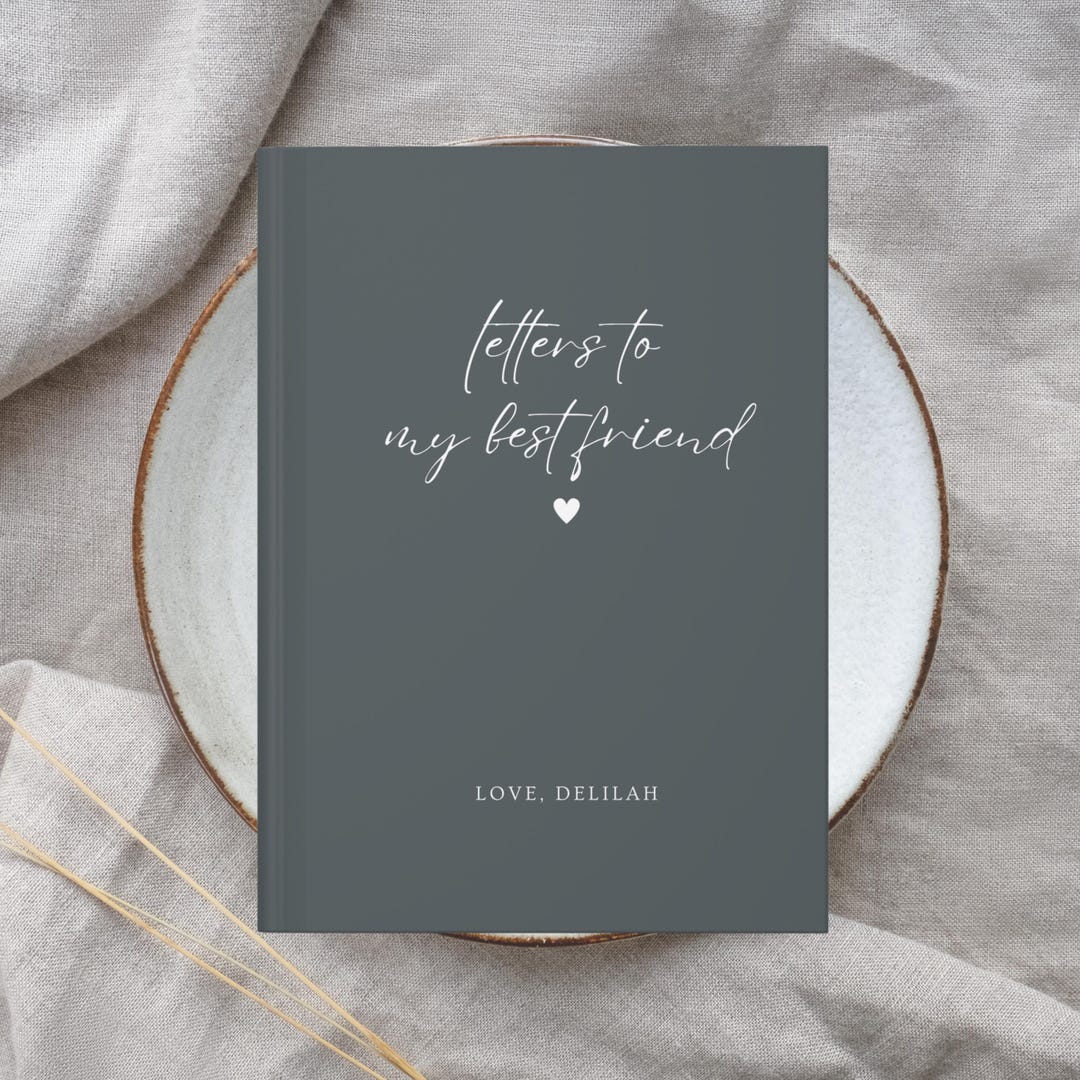 Letters to My Best Friend Notebook Custom Notebook Personalize Name ...