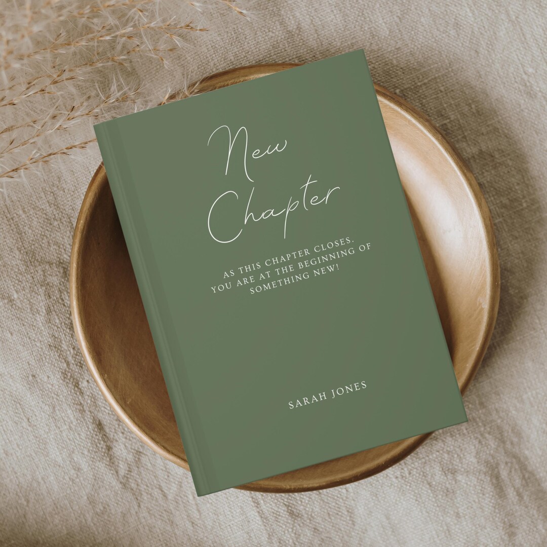 New Chapter Notebook, Retirement Gift, Personalized Name Journal ...