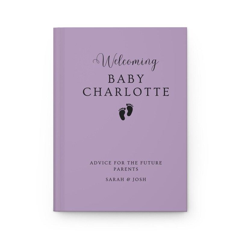 Welcoming Baby Shower Guest Book Wishes for Baby Boy Girl Hello Baby ...