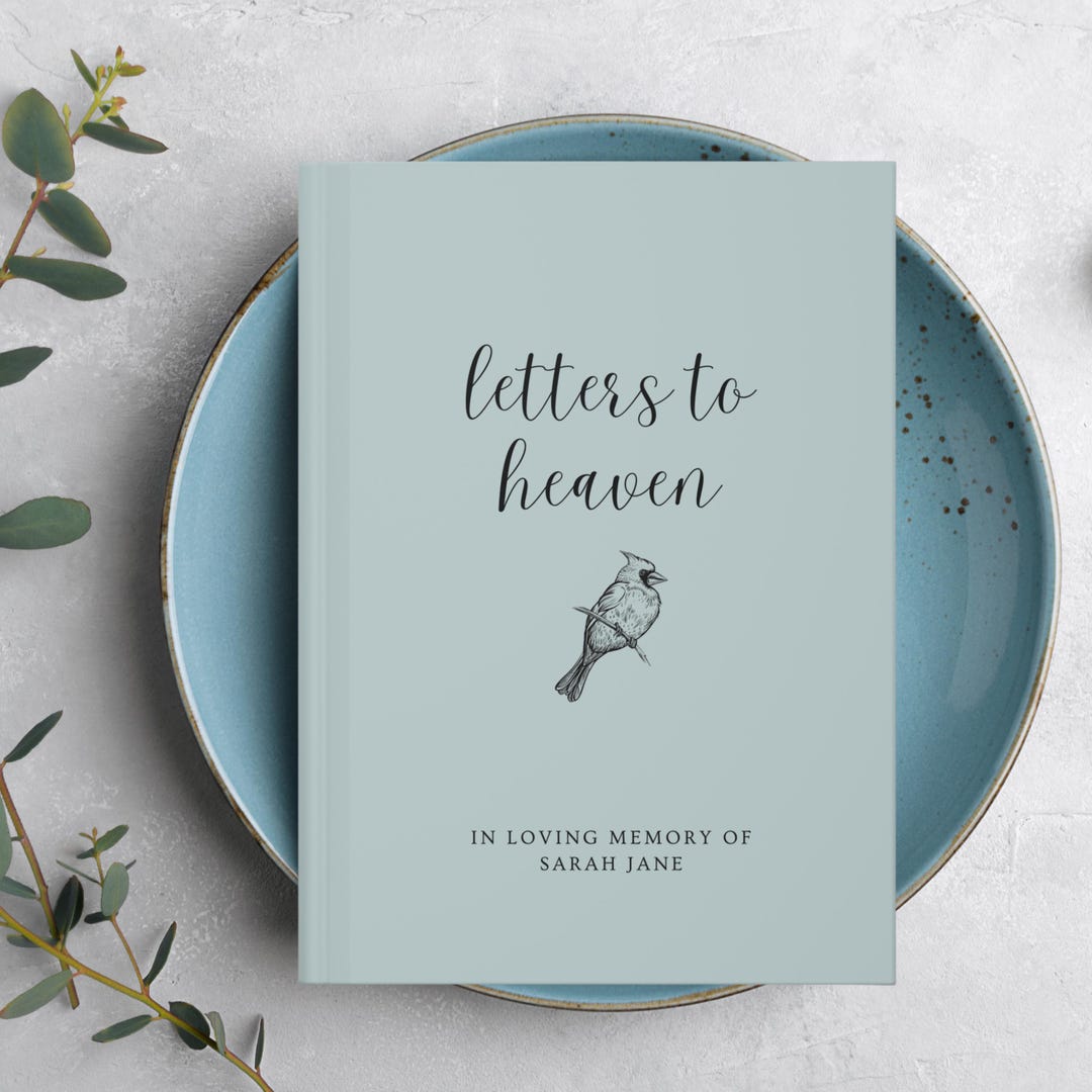 Personalized Grief Journal Gift Letters to Heaven Notebook Sympathy ...