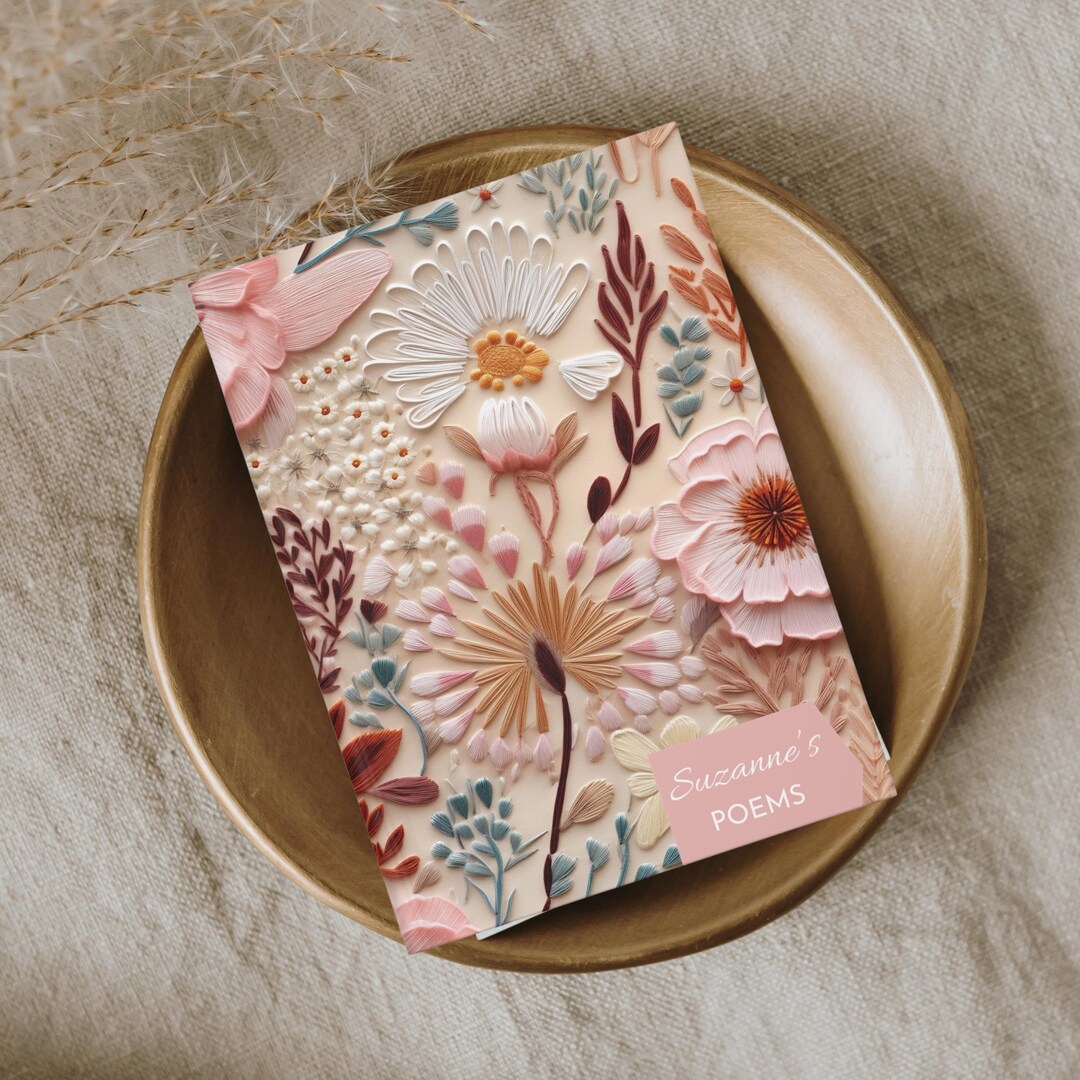 Personalized Poetry Journal Custom Poem Book, Writer Gifts, Poetry ...