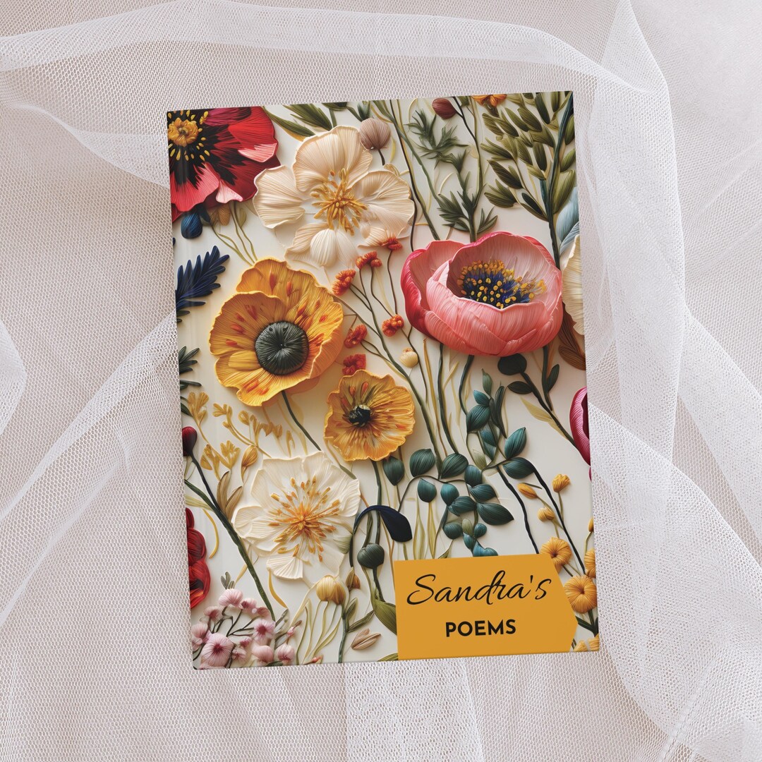 Personalized Poetry Journal, Custom Poetry Book, Personalized Name ...