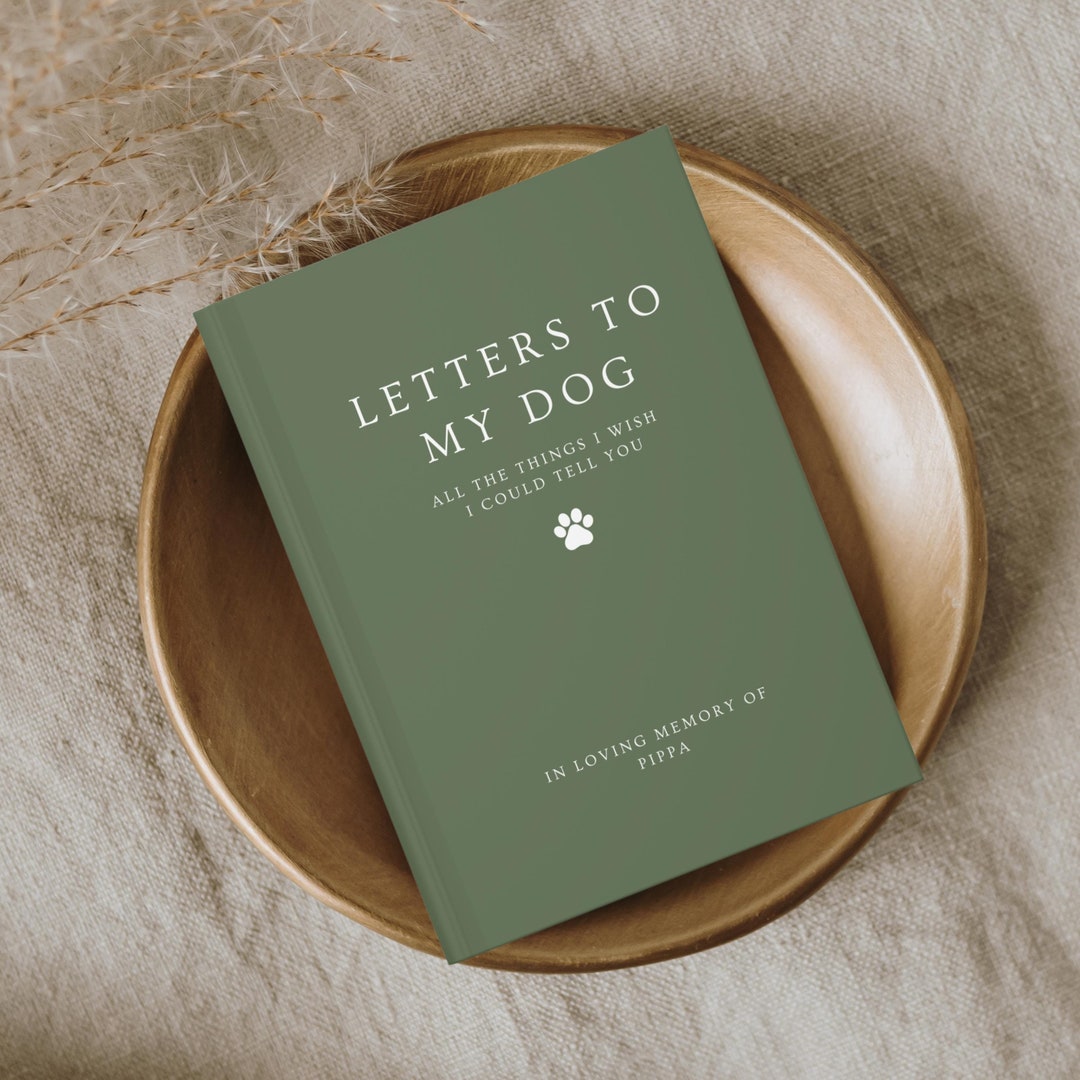Pet Memorial Custom Notebook Gift, Pet Loss Journal, Loss of Dog ...