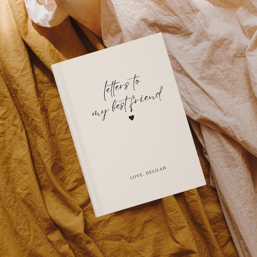 Letters to My Best Friend Notebook Custom Notebook Personalize Name ...