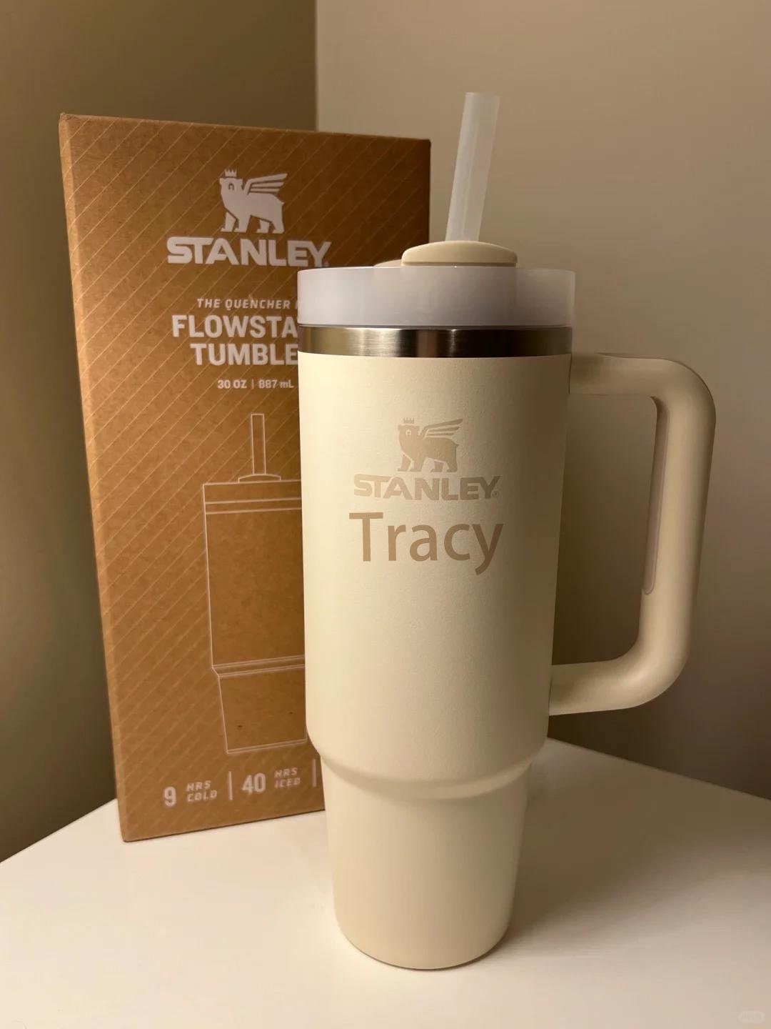 Customizable Cream Stanley 40oz Cup/the Fall Refresh Quencher Tumbler ...