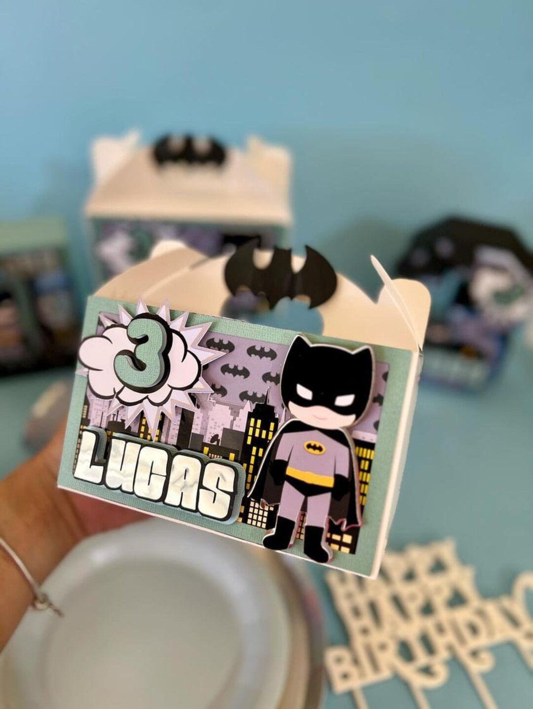 Baby Batman Gable Box Baby Batman Party-baby Batman Birthday - Etsy