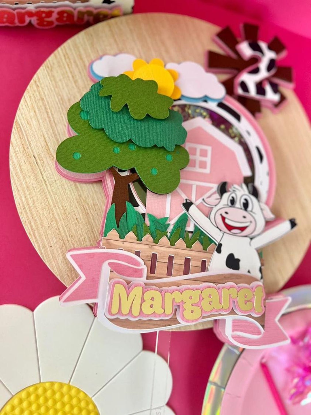 La Vaca Lola Cake Topper Shaker La Vaca Lola Party La Vaca Lola Birthday - Etsy Australia