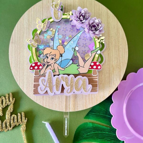 Tinkerbell Cake Toppers - Etsy