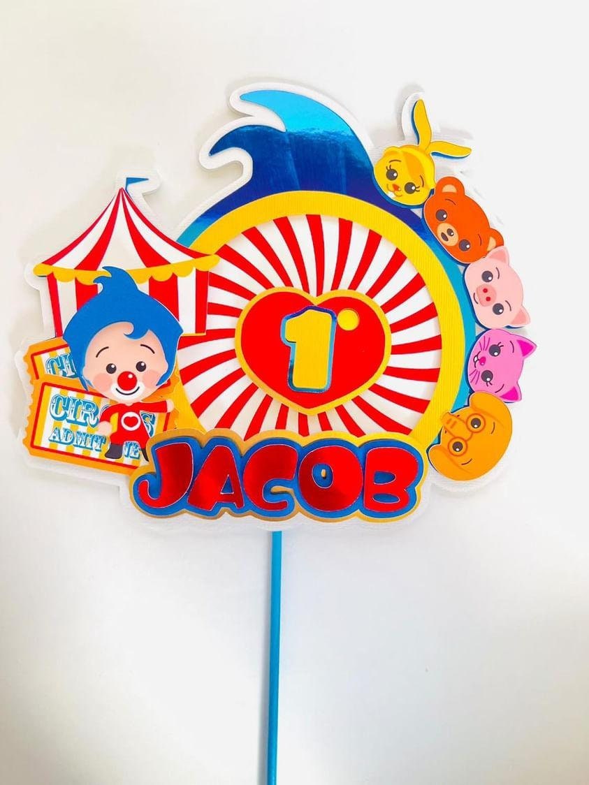Plim Plim Cake Topper Plim Plim Party Plim Plim Birthday - Etsy