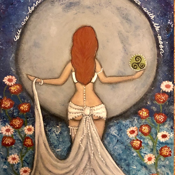Celtic Moon Goddess Etsy