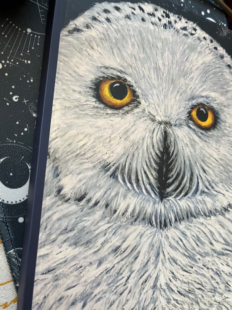 Snowy Owl Softcover Lined Journal 6 X 8 Grimoire Spell Book Dream Diary ...