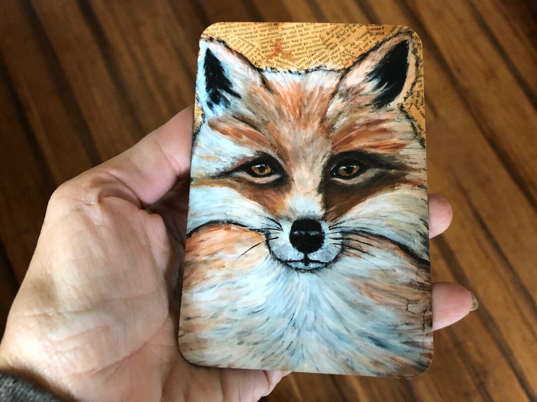 Red Fox Magnet: Woodland Animal Photo Art - Etsy.de