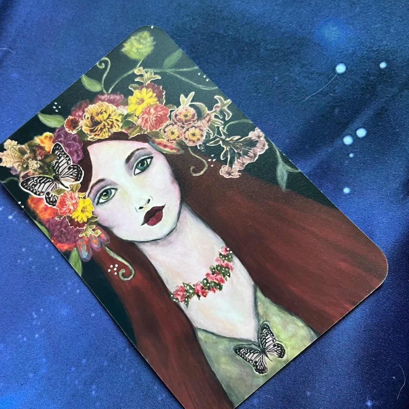 Flower Goddess Art Magnet - Etsy