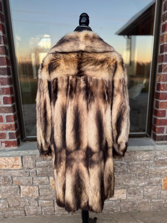 L/XL RARE German Sable Fitch Fur Swing Coat Maximilia… - Gem