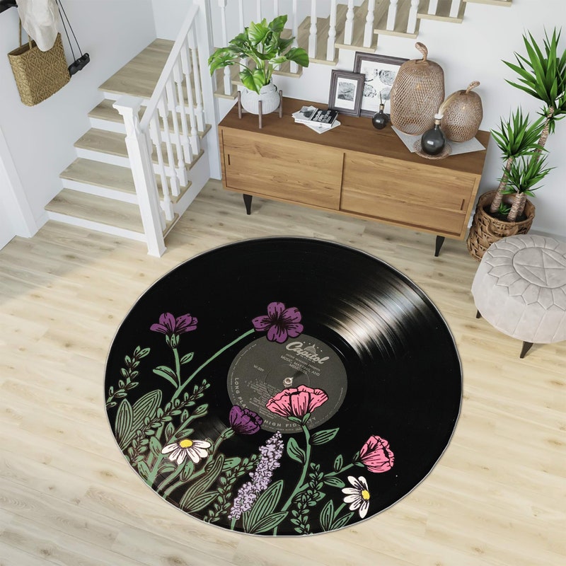 Vinyl Rug - Etsy