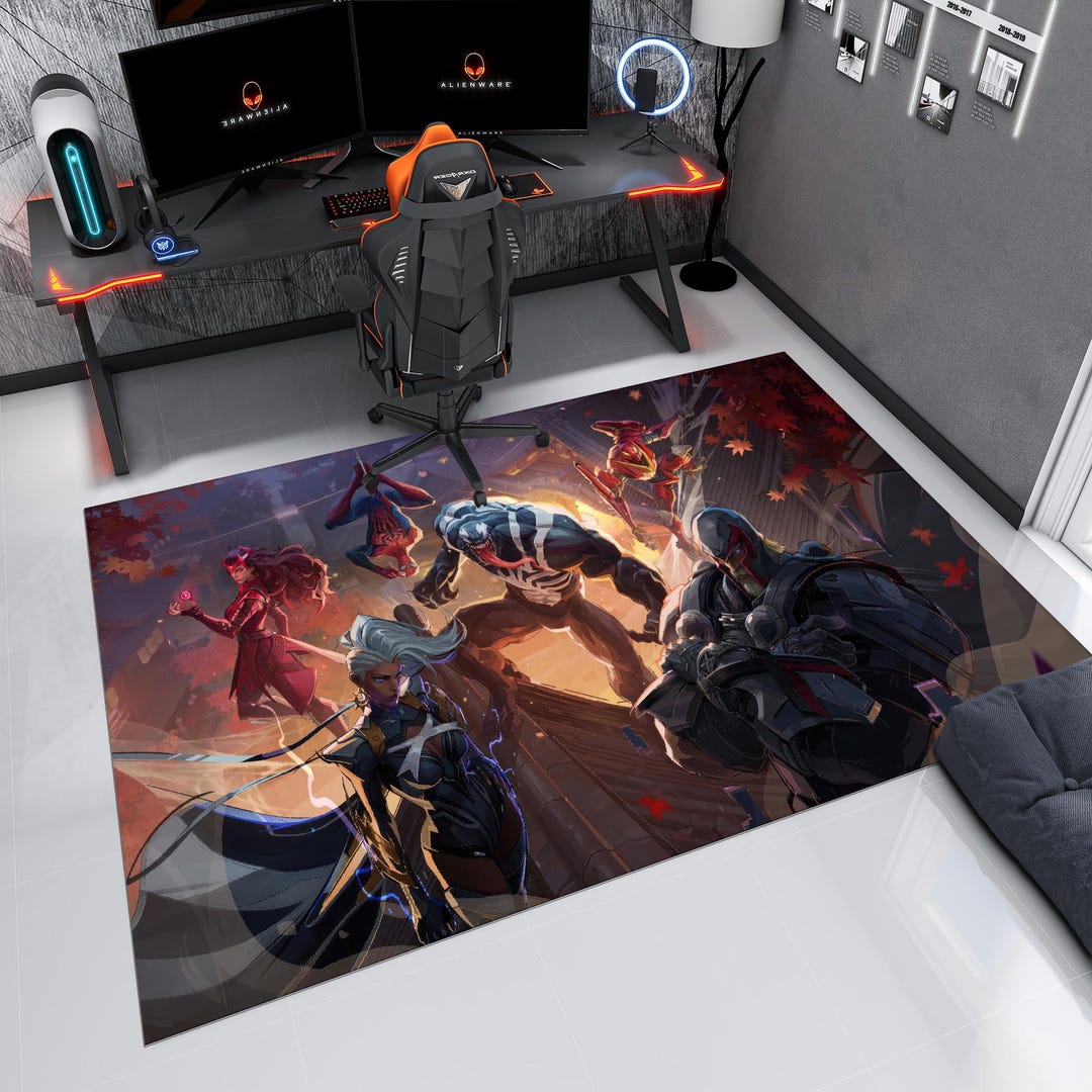 Marvel Rivals Caharcters Rug, Marvel Game Rug, Marvel Characters Rug ...