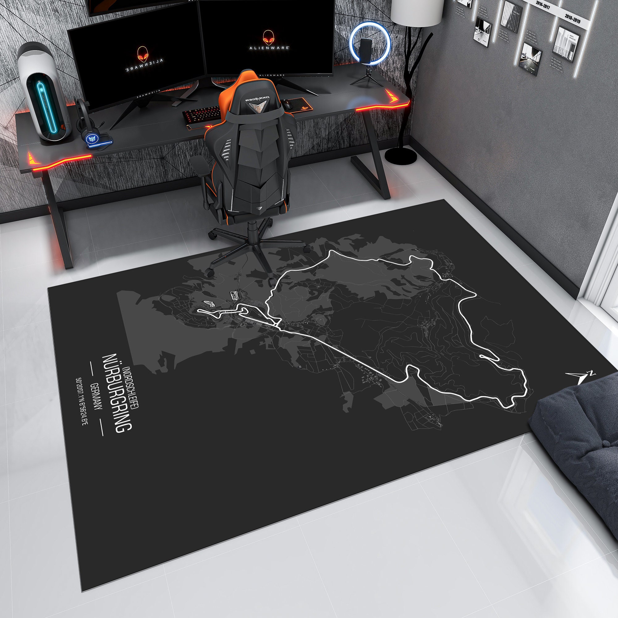 Racing Game Map,race Map Rug,game Rug,car Racing Map,game Decor,game ...
