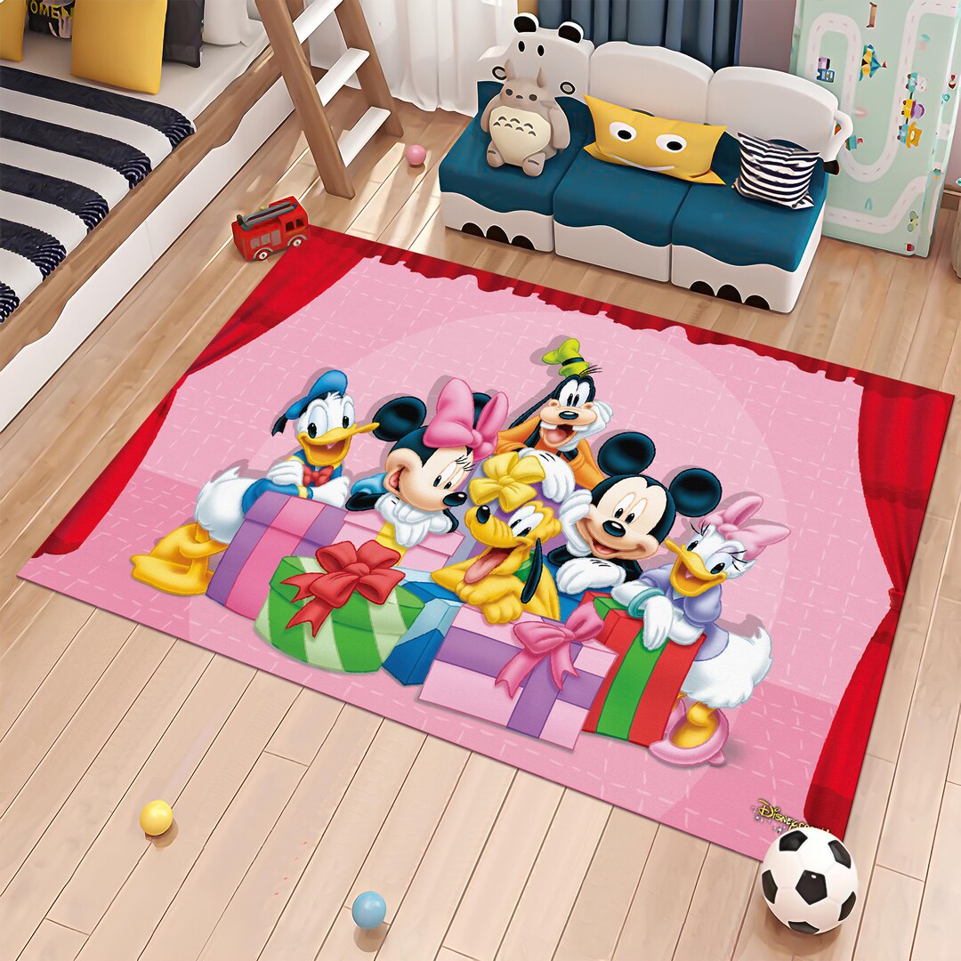 Cartoon Rug,mickey Mouse Rug,minnie Mouse Rug,soft Rug,cute Rug ...