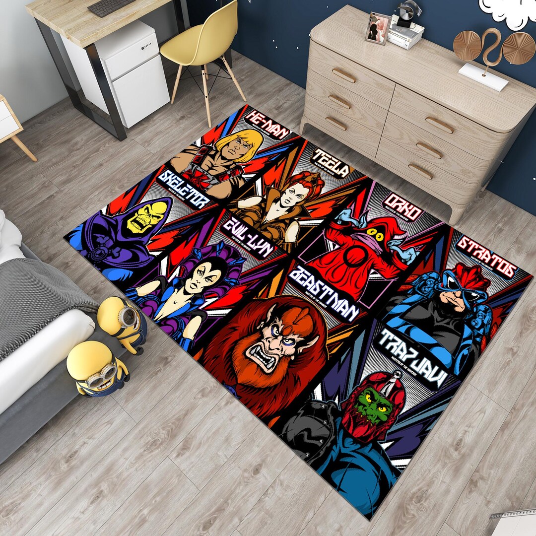 Comic Book Rug, Poster Rug, Marvel Comic Rug, Characters Rug,themed Rug ...