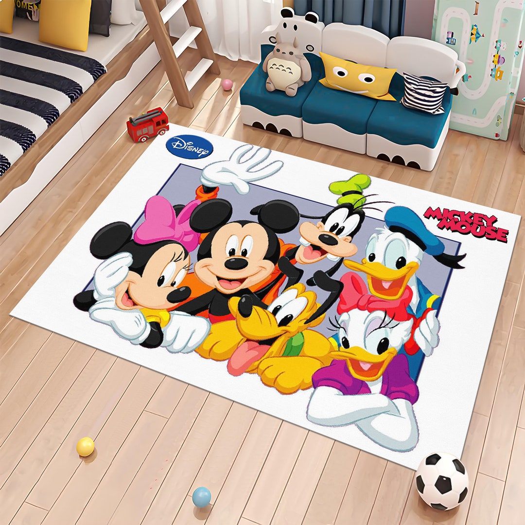 Cartoon Rug,mickey Mouse Rug,minnie Mouse Rug,custom Rug,nursery Rug ...