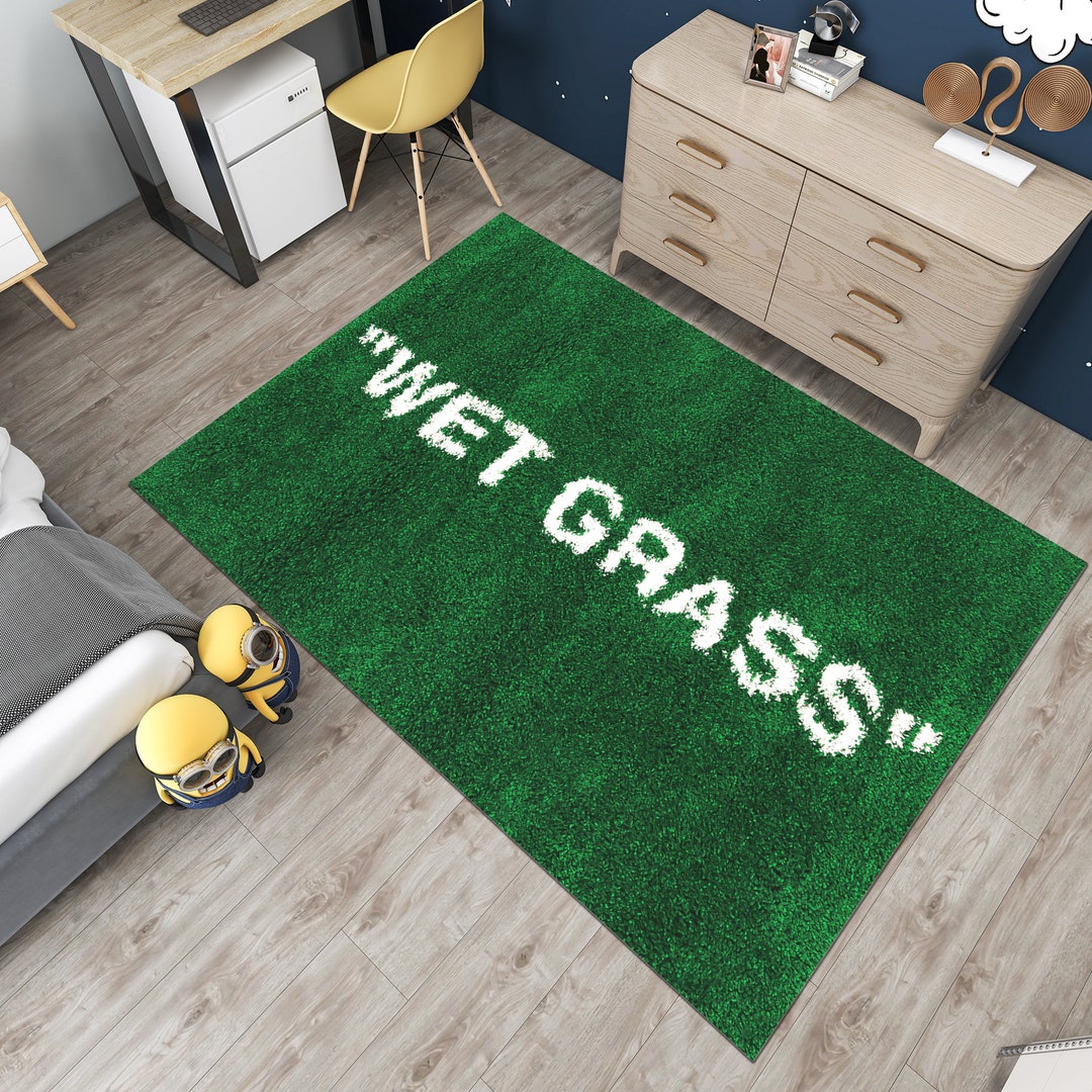 Wet Grass,wet Grass Rug,green Rug,pattern Rug,unique Rug,home Decor ...